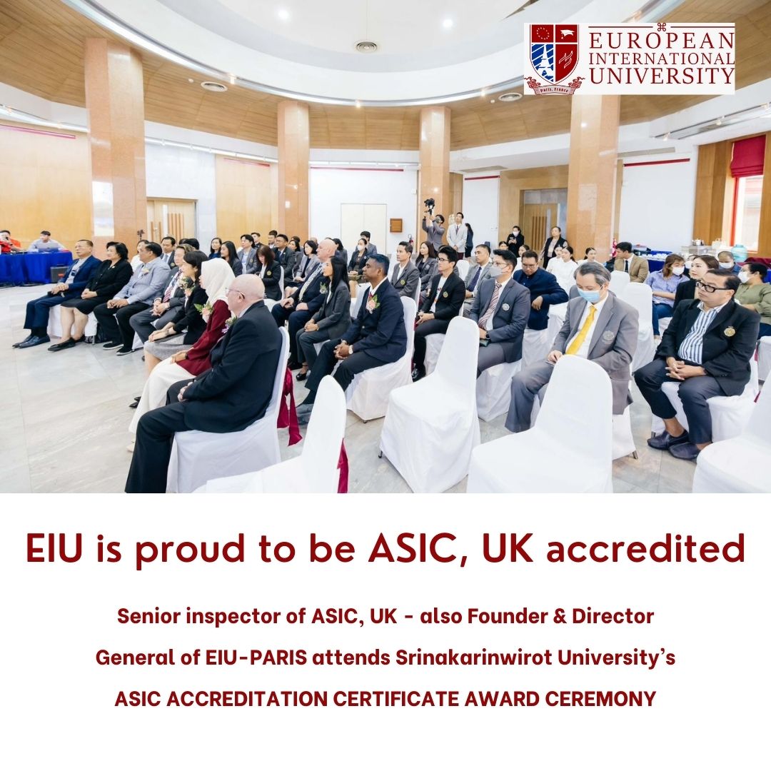 Title: EIU Takes Pride in ASIC, UK Accreditation: A Remarkable ...